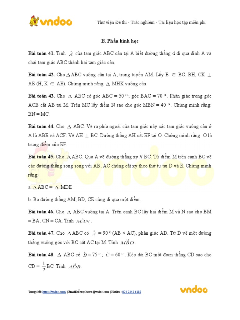 70 Bai Tap Toan Nang Cao Lop 7 | PDF