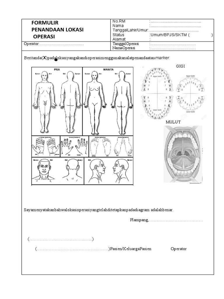 Form Site Marking Terbar | PDF
