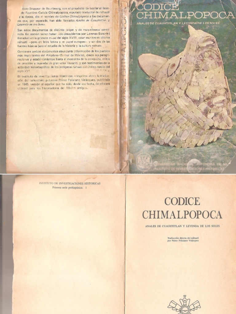 Códice Chimalpopoca Primo Feliciano Velázquez | PDF