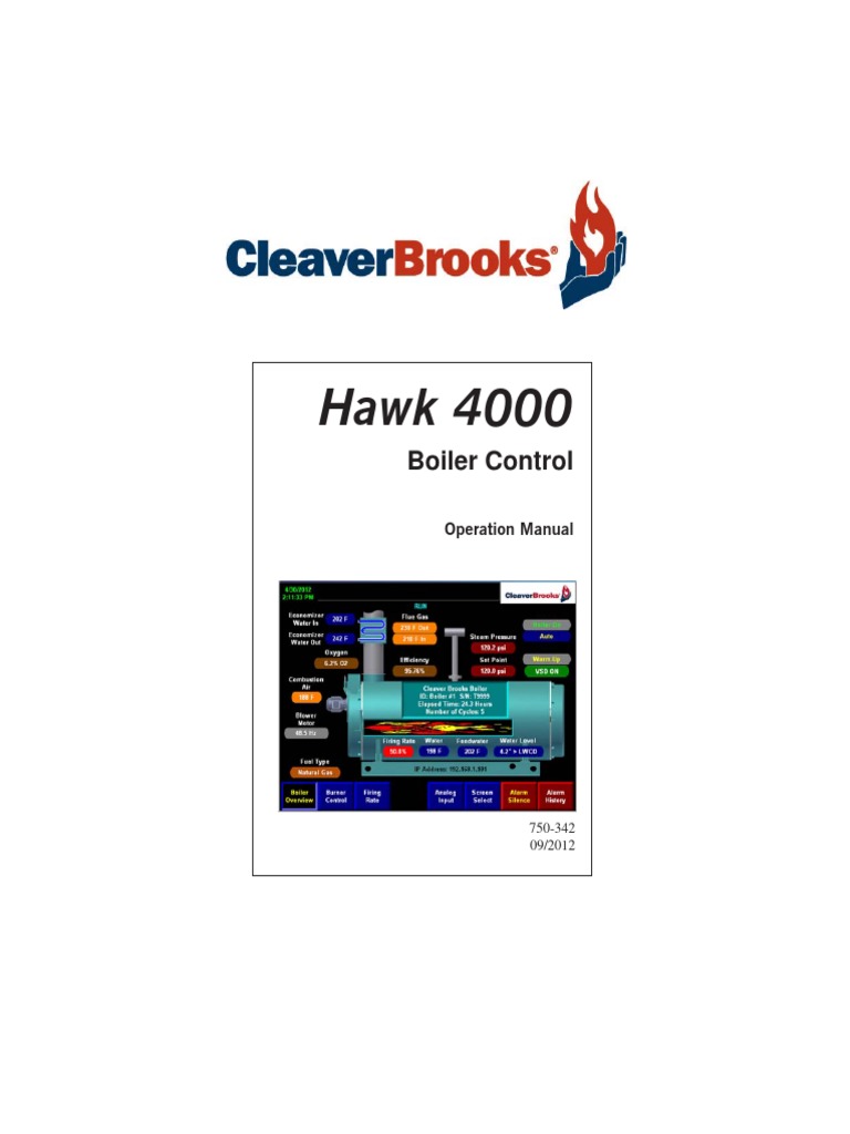 750 342 Hawk 4000 | PDF | Programmable Logic Controller | Boiler