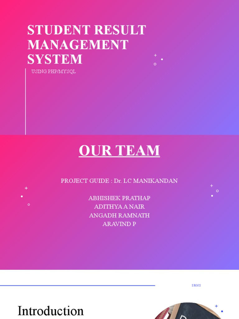 Student Result Management System: Using Php/Mysql | PDF | World Wide ...