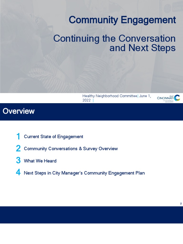 Cincinnati Community Engagement | PDF | Community | Communication