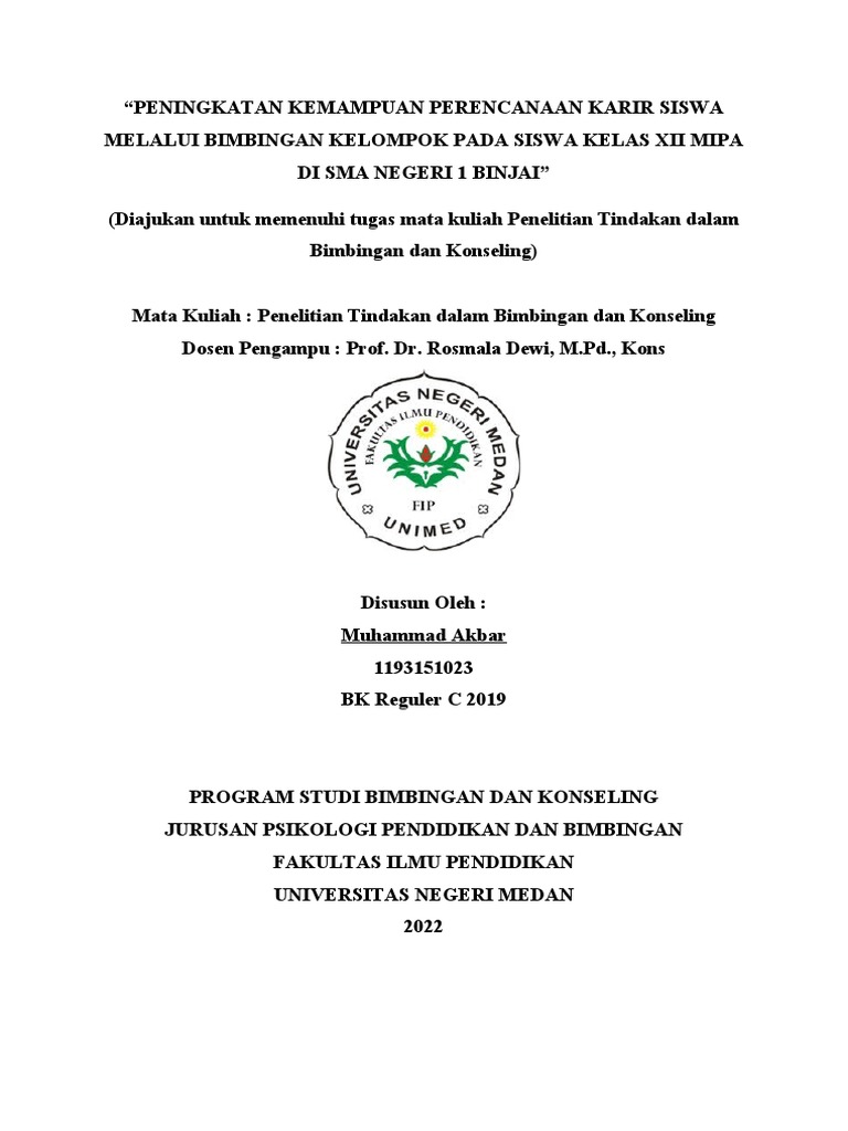 PROPOSAL PTBK - Muhammad Akbar | PDF