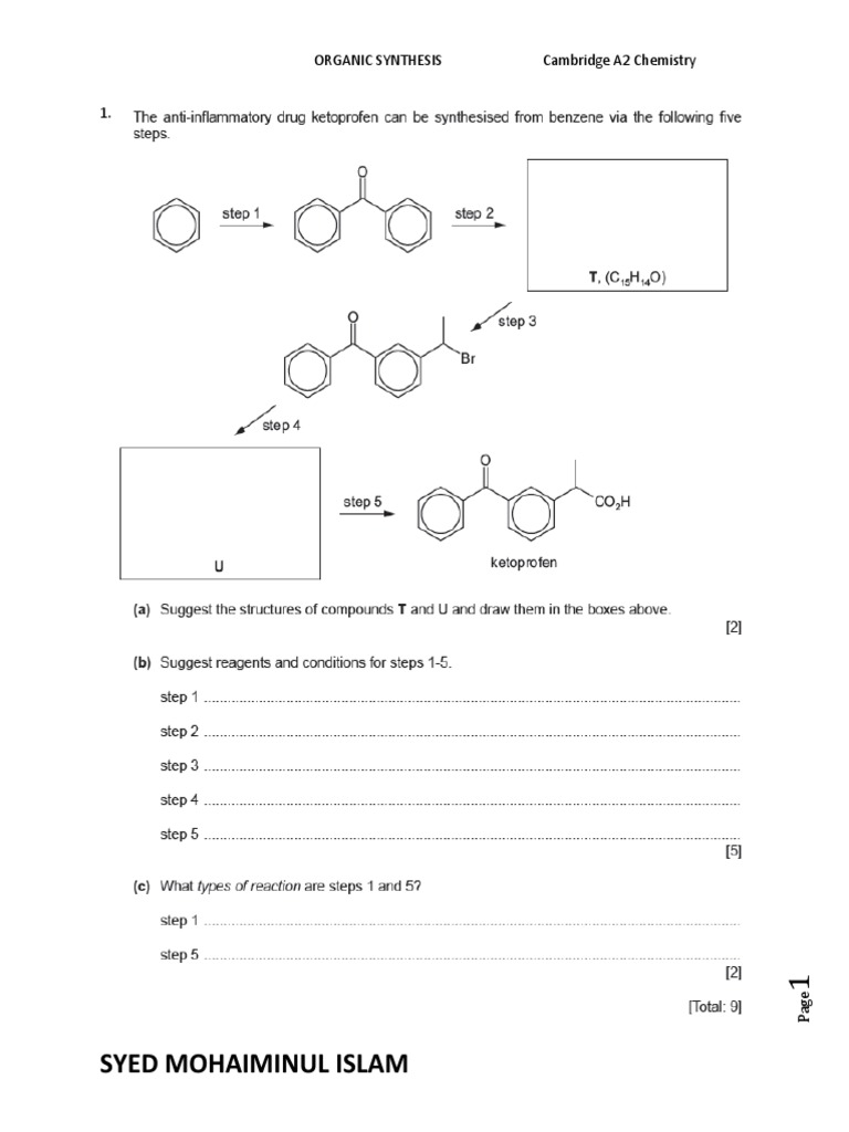 Organic-Synthesis | PDF | Chemistry | Physical Sciences