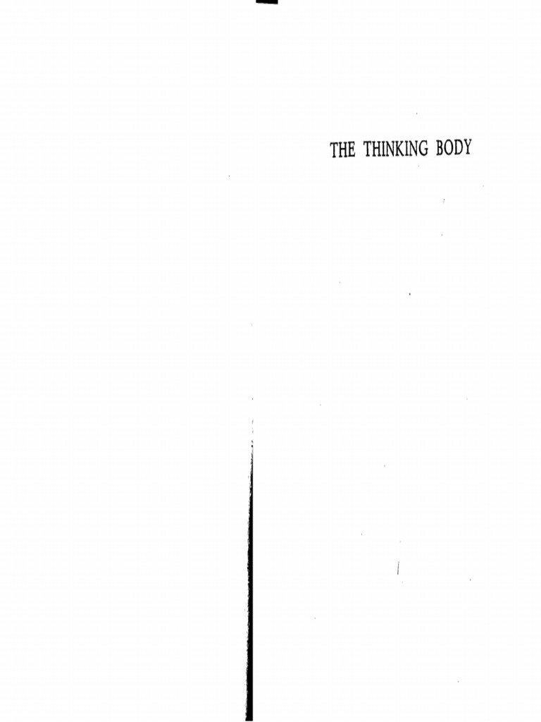 The Thinking Body | PDF