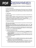 Visual Inspection Procedure | PDF | Nondestructive Testing | Welding
