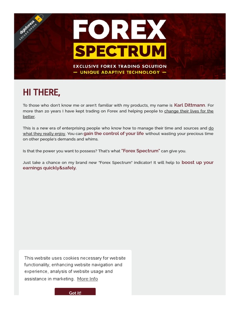 Forex Spectrum - Highly Converting Forex Product | PDF | Foreign ...