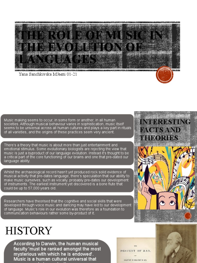 The Role of Music in The Evolution of Languages | PDF | Evolution | Memory