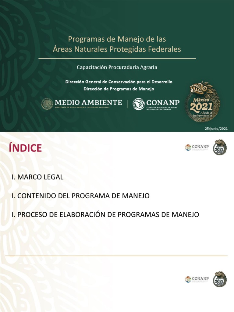 Programas de Manejo ANP y CONANP | PDF | Entorno natural | Ciencias de ...
