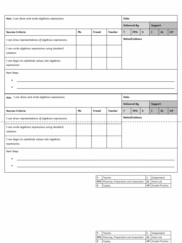 Marking Grid Forming Expressions PDF