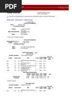 Nursing Academic Transcript Overview | PDF | Nursing | Academia