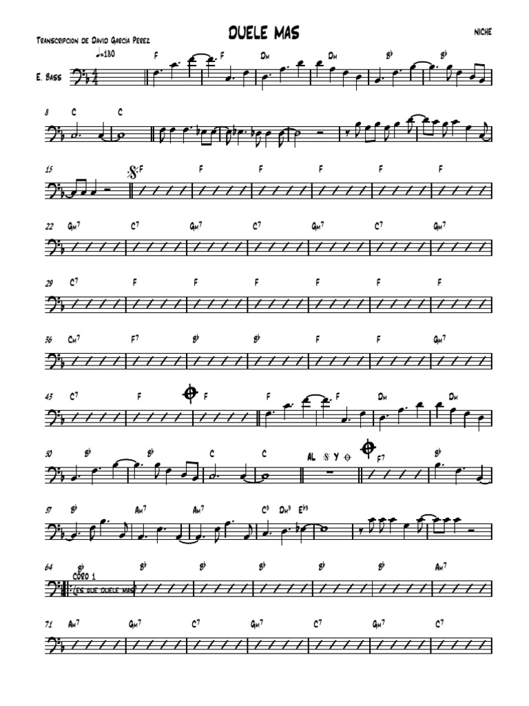 DUELE MAS - Partitura Completa | PDF