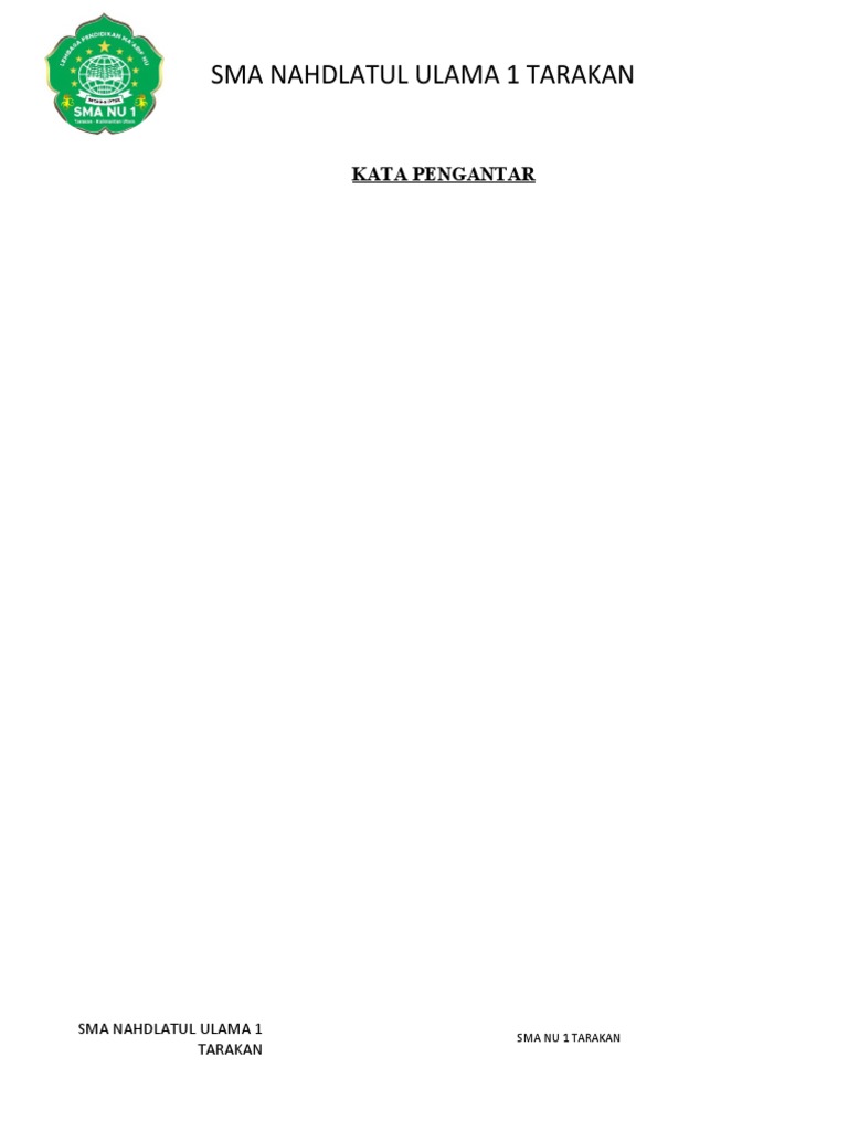 Proposal Pendirian Smanu | PDF | Kesehatan Holistik