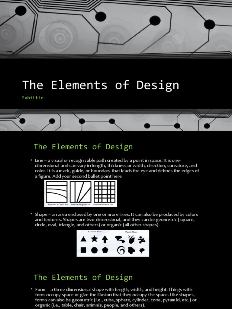 The Elements of Design Guide | PDF | Adobe Photoshop | Shape