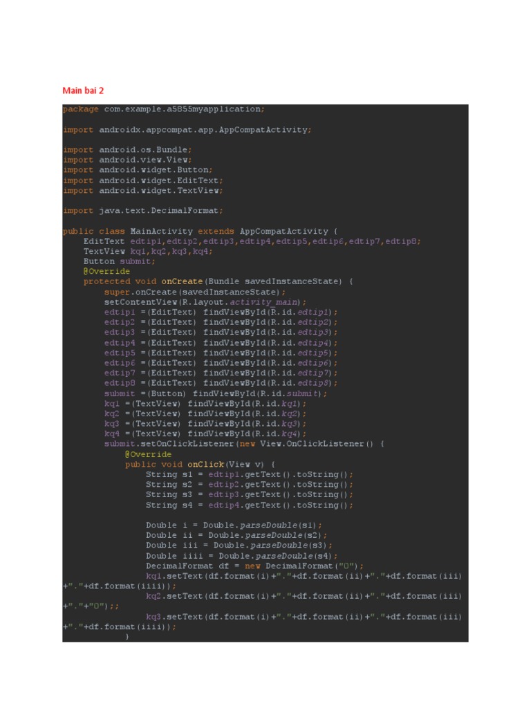 Main Bai 2 Edtip1 Edtip2 Edtip3 Edtip4 Edtip5 Edtip6 Edtip7 Edtip8 Kq1 Kq2 Kq3 Kq4 Submit Pdf