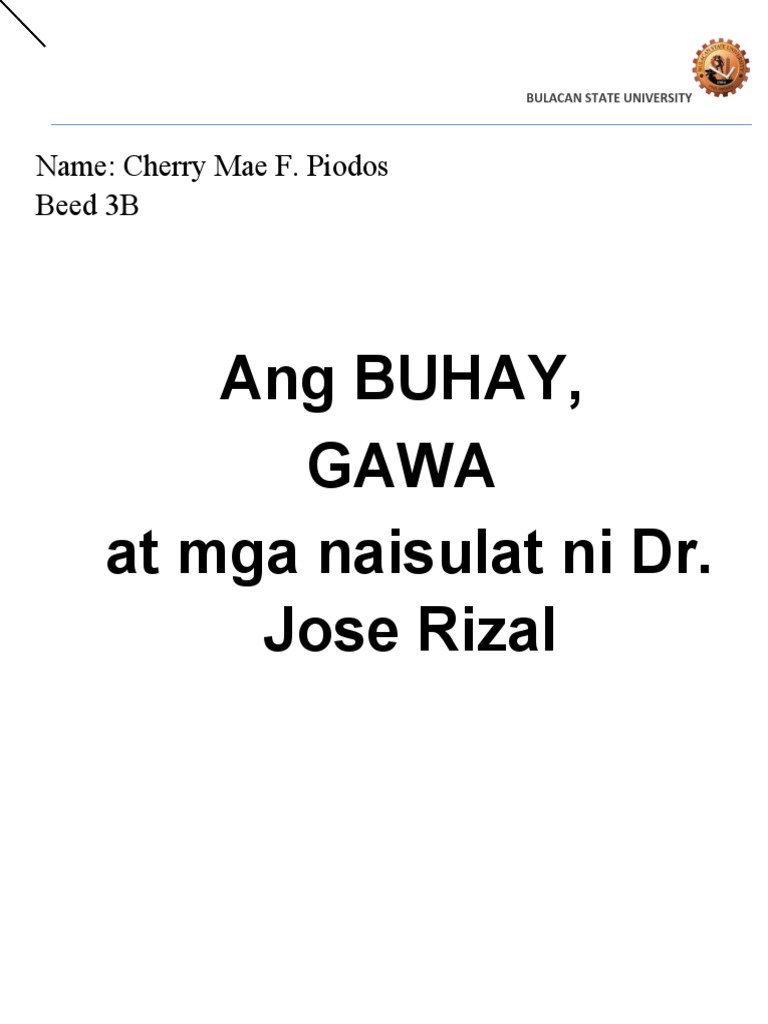 Piodos, Cherry Mae F. | PDF