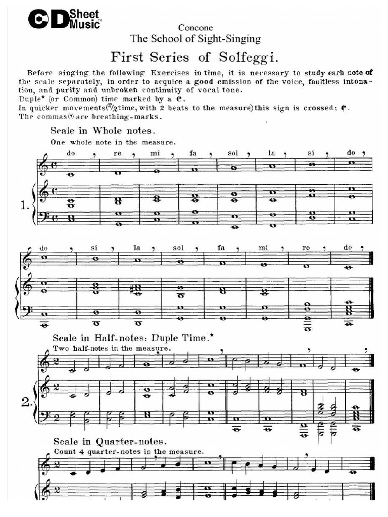 Concone Método De Canto Pdf