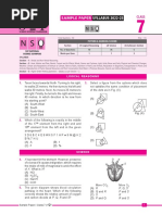 NSO Class 6 Sample Paper 2024-25 - 1738992535298 | PDF