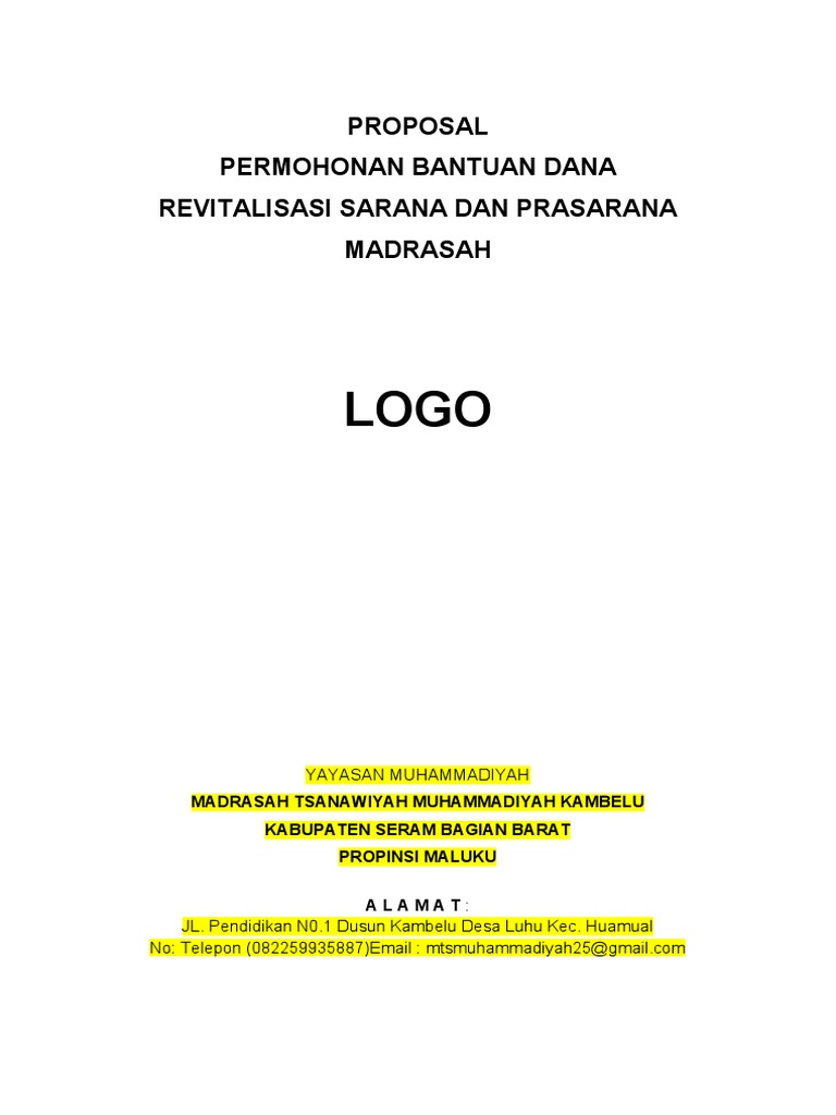 Contoh Format Proposal | PDF