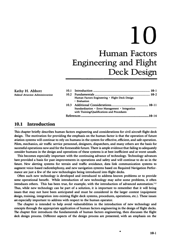 Human Factors in Flight Deck Design | PDF | Cockpit | Automation