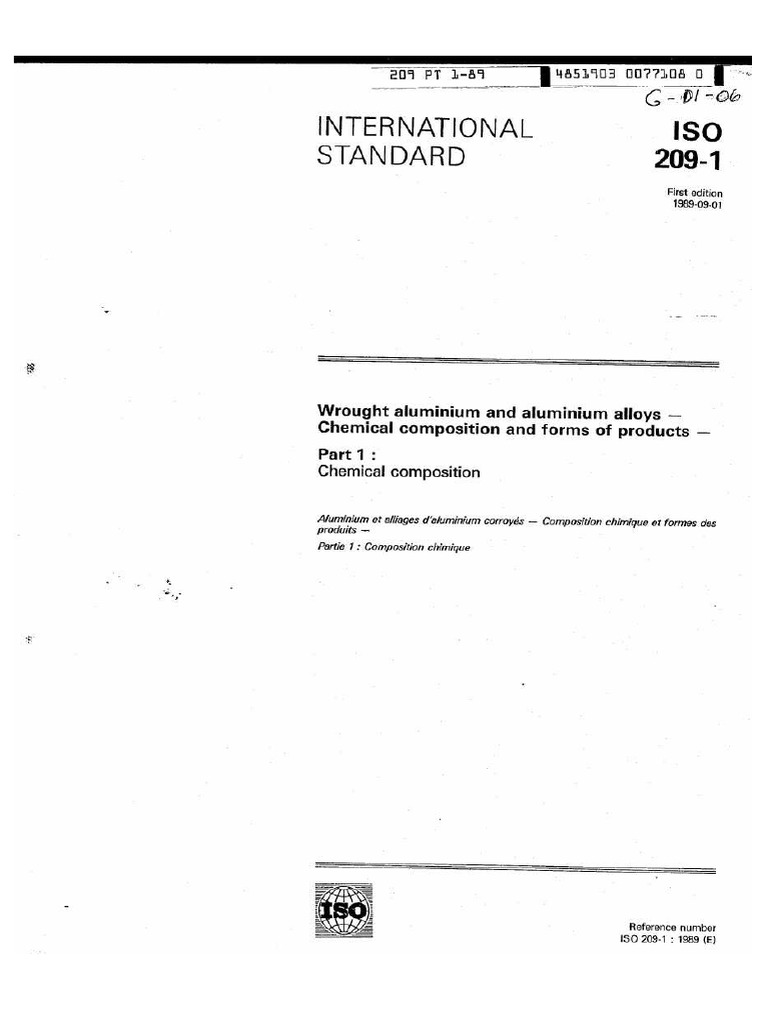 Iso 209-1 | PDF