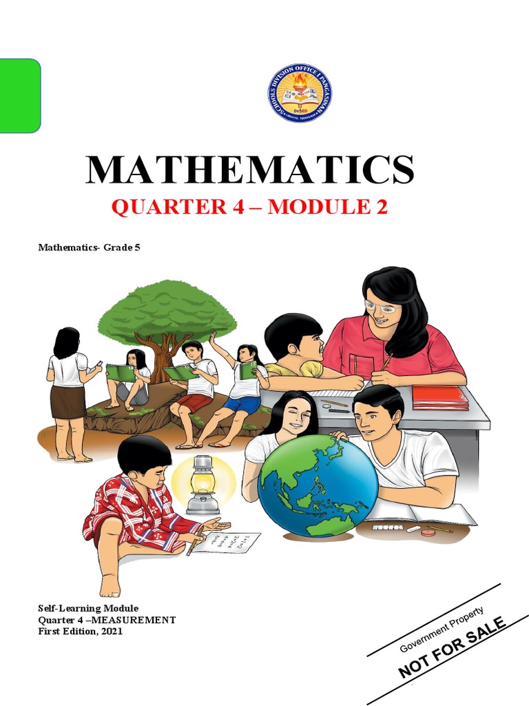 Mathematics: Quarter 4 - Module 2 | PDF | Litre | Volume