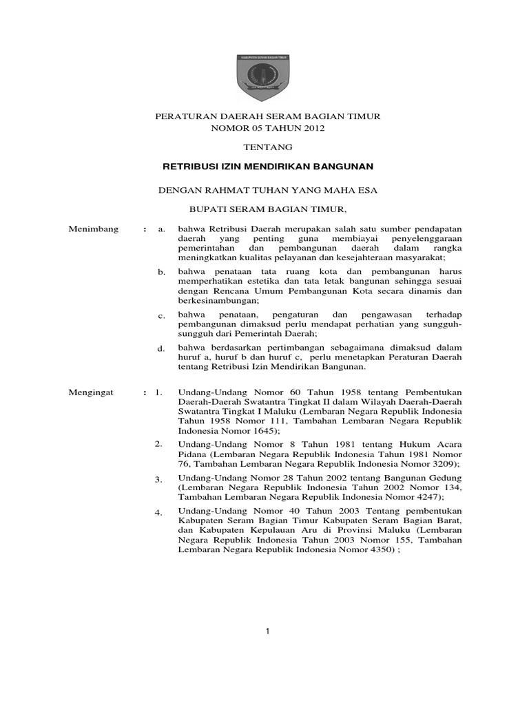 Kab - Seram Bagian Timur - 5 - 2012 | PDF | Pengelolaan Keuangan & Uang