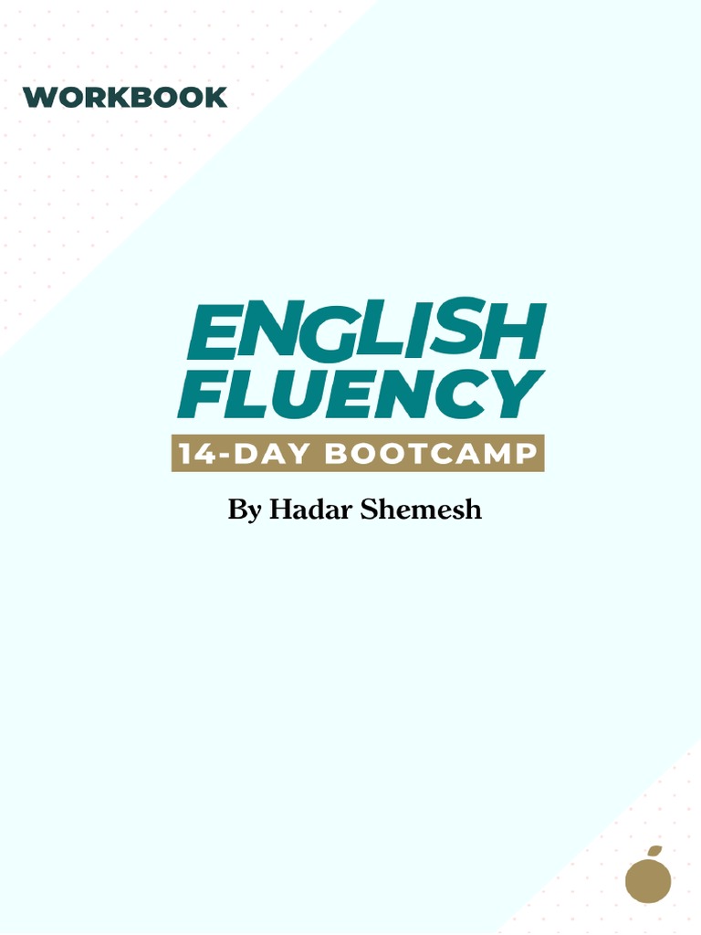 14-Day English Fluency Bootcamp Workbook | PDF | Accent ...