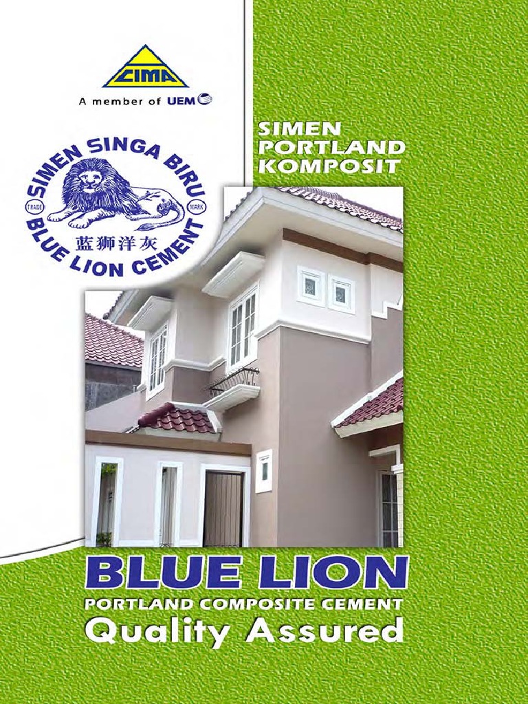 Blue Lion Composite Cement Brochure | PDF