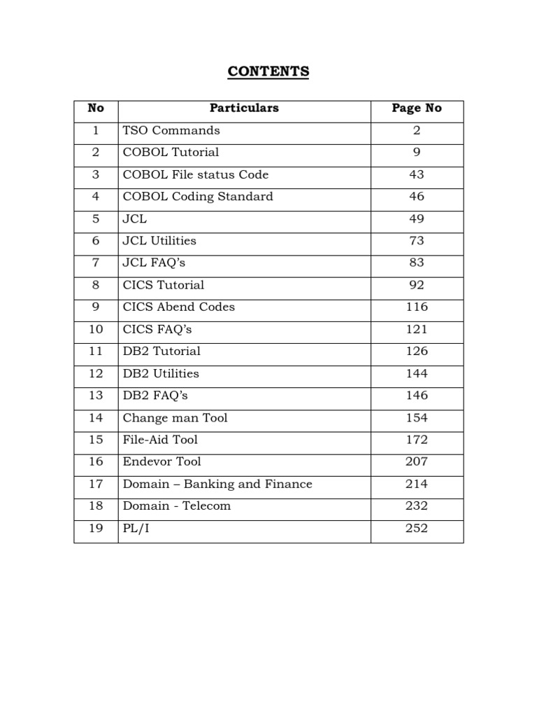 Mainframe-Refresher - From 144 | PDF