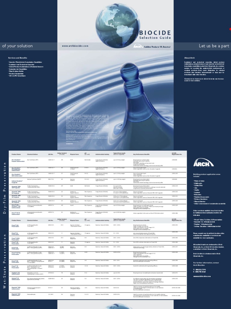 Biocide: of Your Solution Letusbeapart | PDF | Antimicrobial | Adhesive