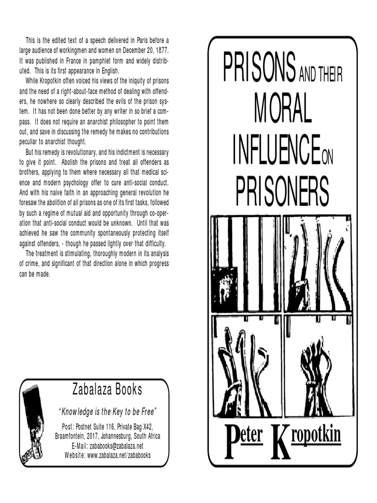 Prisons Moral Influence Prisoners: Eter Ropotkin | PDF | Prison | Crimes