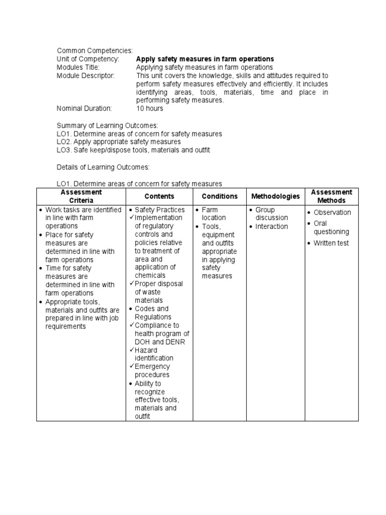 OAP - Common Competencies | PDF | Information | Educational Assessment
