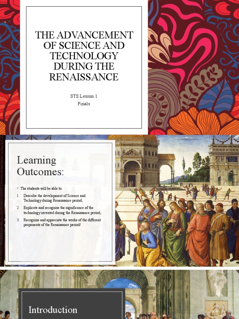 The Advancement of Science and Technology During The Renaissance | PDF ...