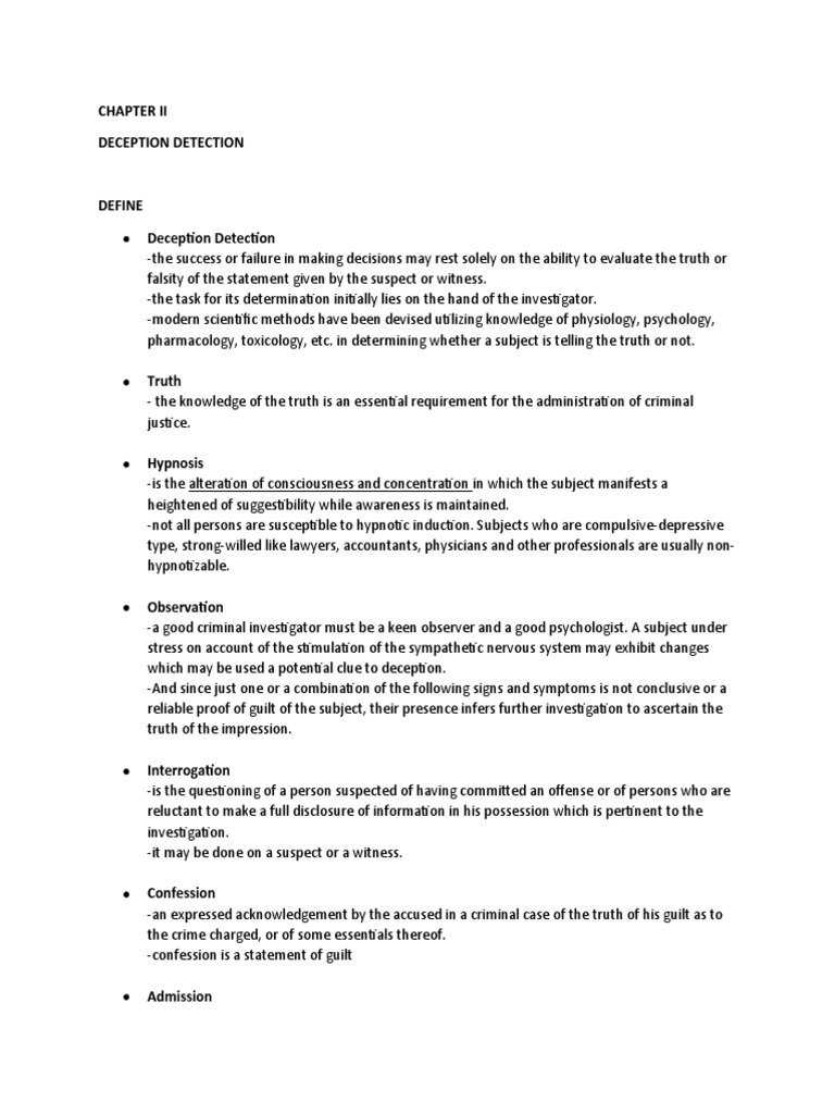 Reviewer | PDF | Confession (Law) | Polygraph
