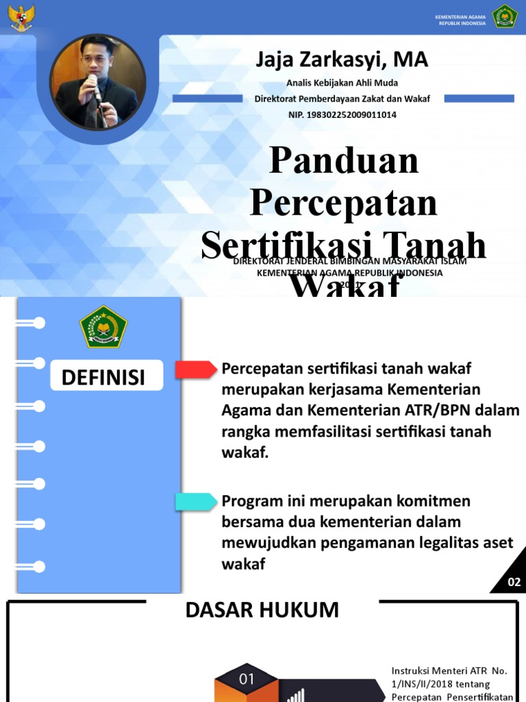 Panduan Percepatan Sertifikasi Tanah Wakaf | PDF