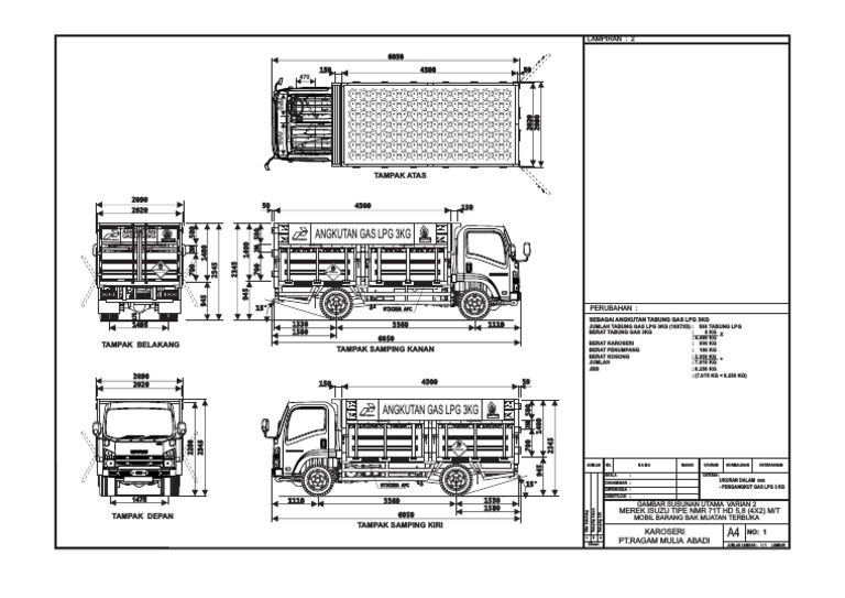 Isuzu NMR 71 T HD 5,8 Bak LPG | PDF