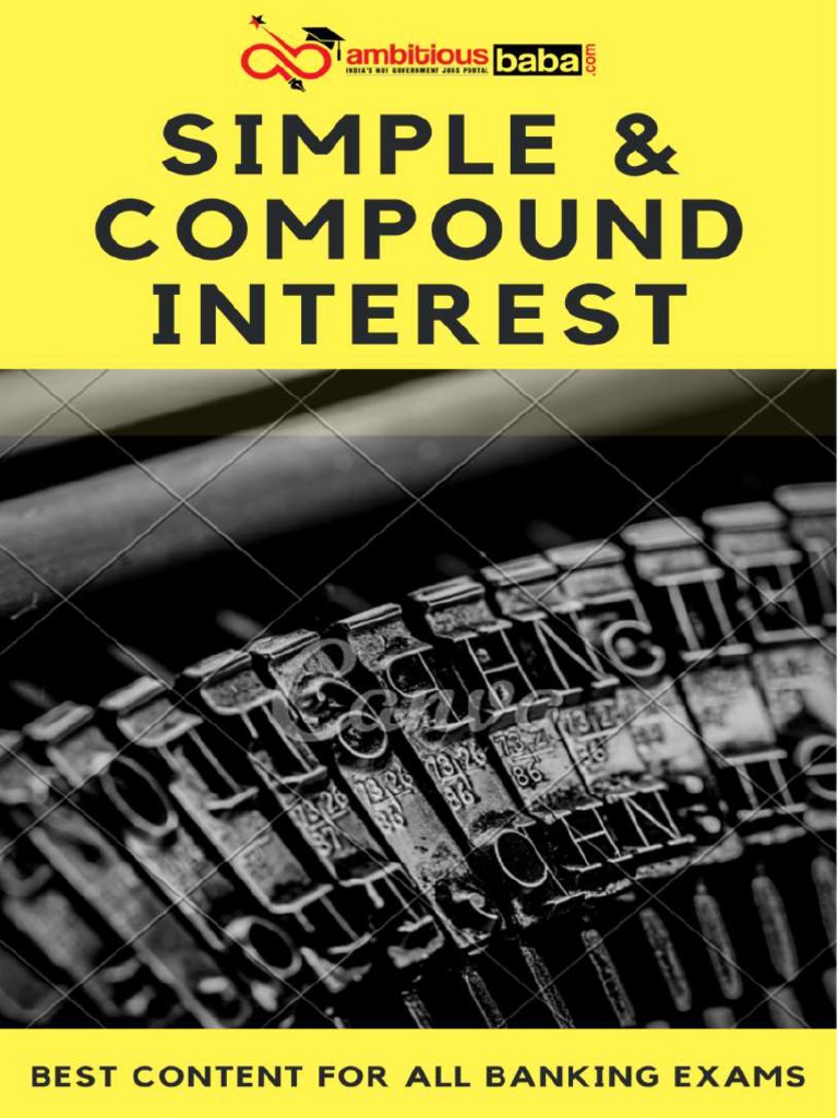 Simple Interest and Compound Interest | PDF | Interest | Compound Interest