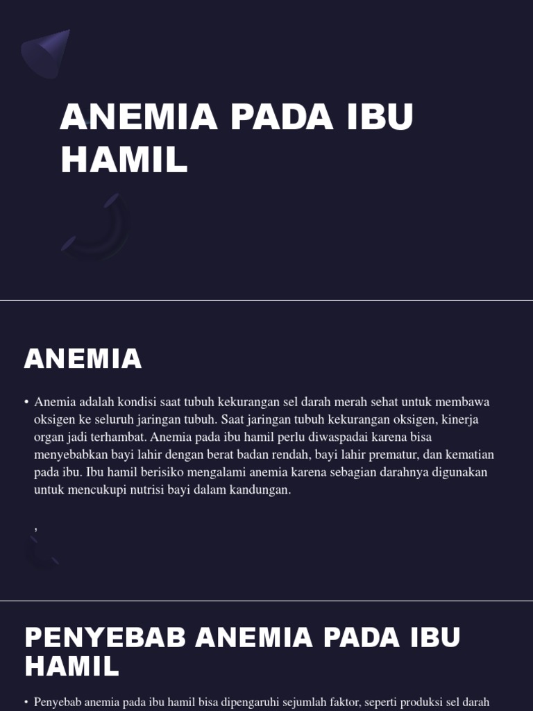 ANEMIA PADA IBU HAMIL | PDF | Kesehatan Holistik