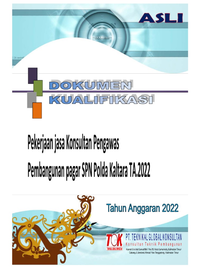 Profil PT. Teknikal Global Konsultan | PDF
