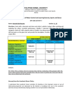 Gentile's Two Stage Model: Activity 8 | PDF | Learning | Goal