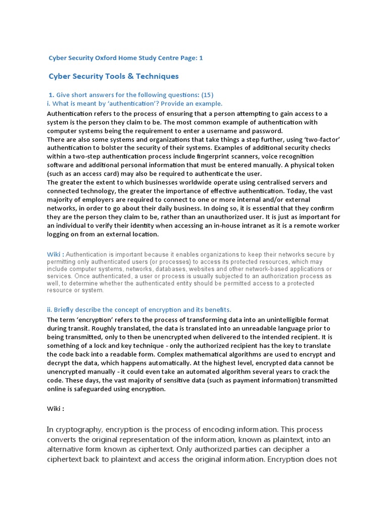 Cyber Security Assignment 3 | PDF | Encryption | Password