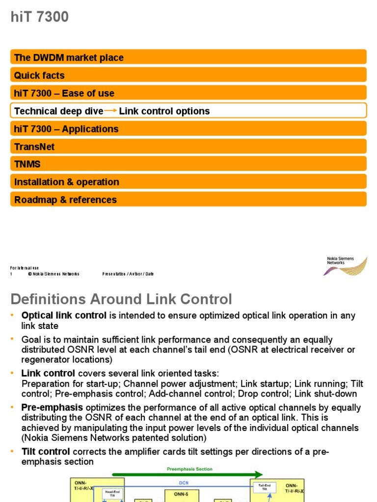 Tech-Level HiT 7300 (7) Link Contr DCN Applications CET Passive | PDF ...