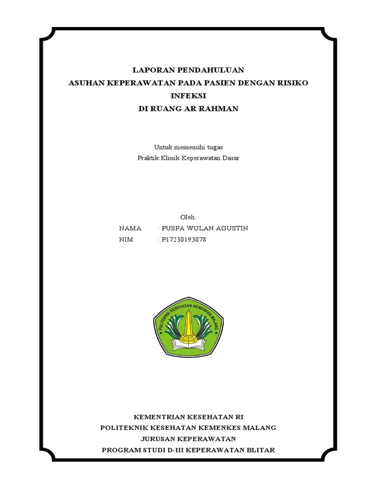 Asuhan Keperawatan Risiko Infeksi | PDF