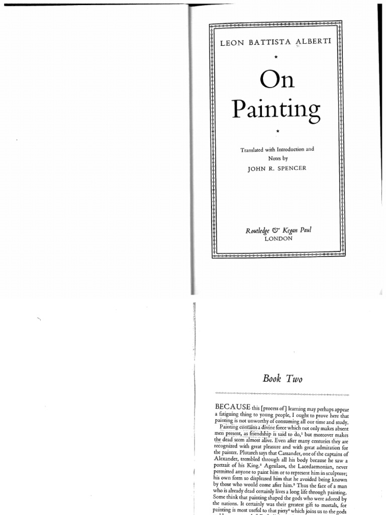 Leon Batista Alberti On Painting | PDF