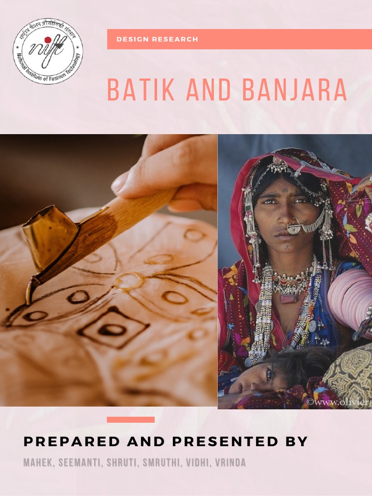 Batik and Banjara Embroidery | PDF | Textiles | Clothing