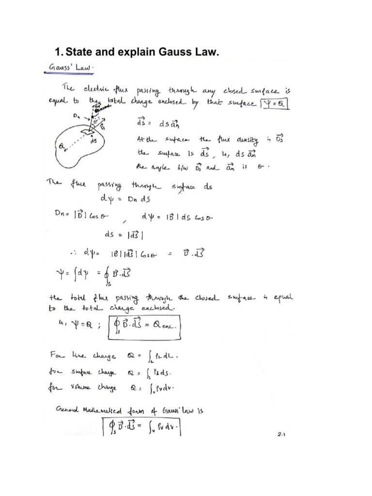 EMW Module 2 | PDF | Flux | Force