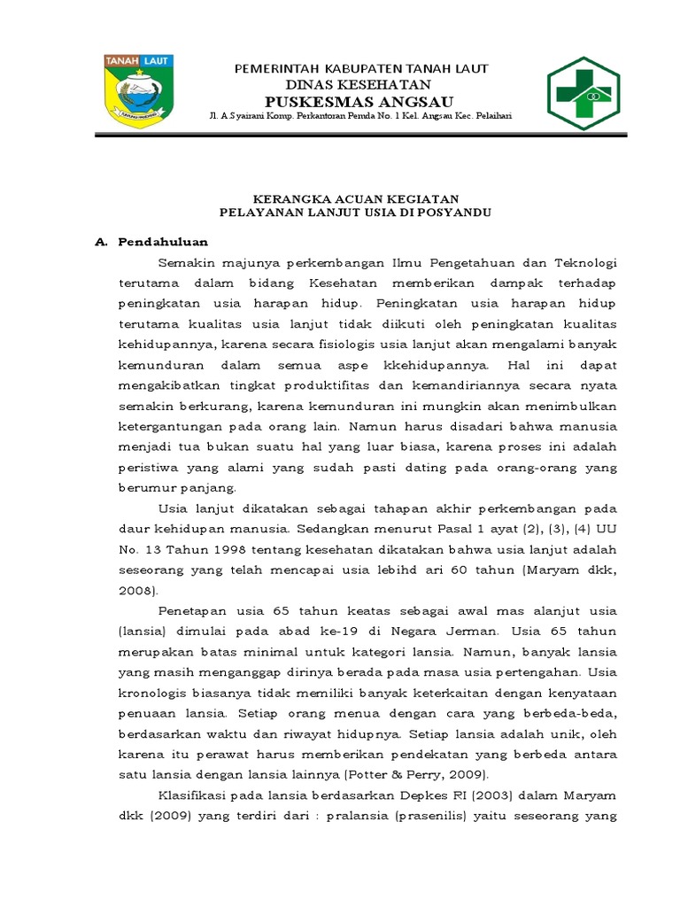 Kak Lansia | PDF | Pengembangan Diri | Kesehatan Holistik