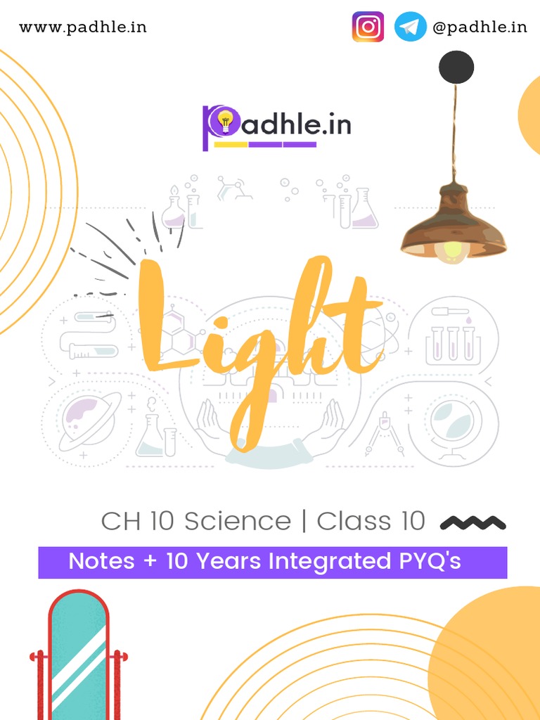 Class 10th - Light - Reflection & Refraction + Integrated PYQs | PDF ...