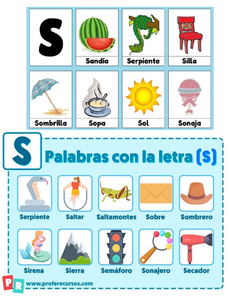 Palabras Con S | PDF